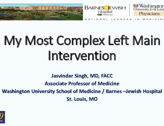 My Most Complex Left Main Intervention | tctmd.com